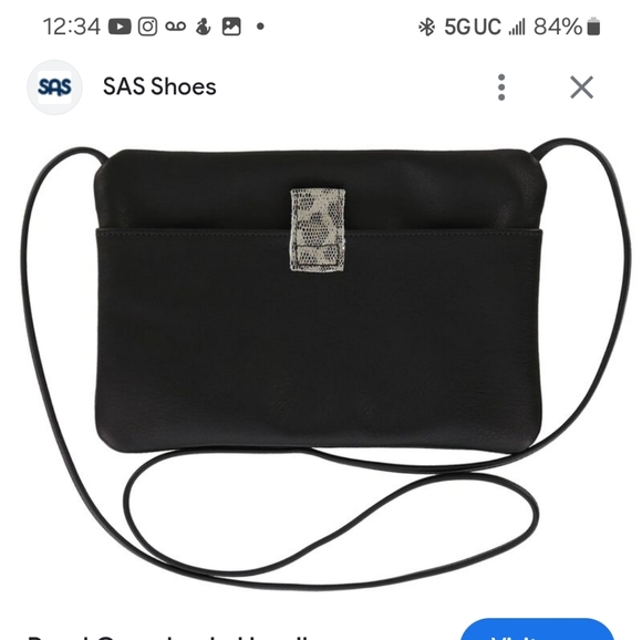SAS | Bags | Sas Black Crossbody Bag | Poshmark